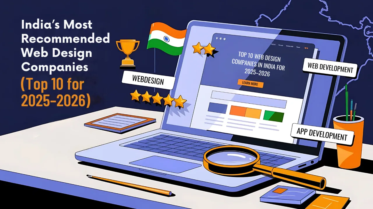 Top 10 Web Design Companies in India for 2025–2026